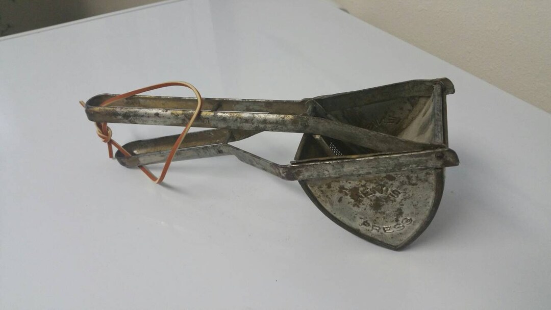 Rare Find, Henis Press, Rustic Potato Masher, Farmhouse Style Kitchen ...
