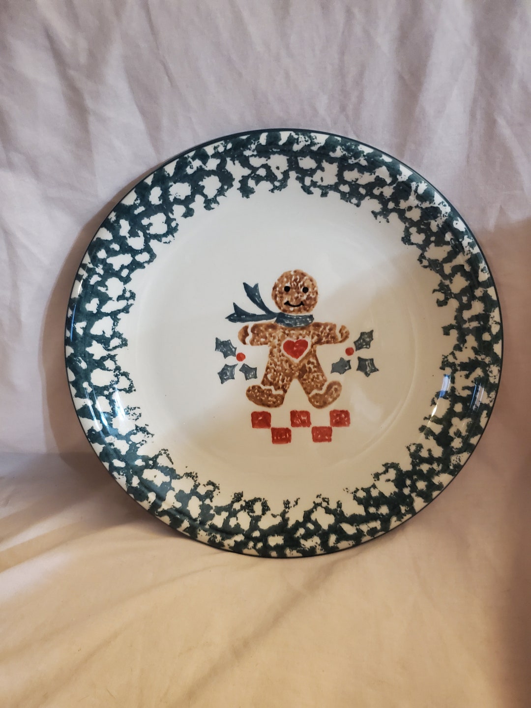 Tienshan Gingerbread, 10.50 Inch Dinner Plate, Stoneware Serving Plate ...