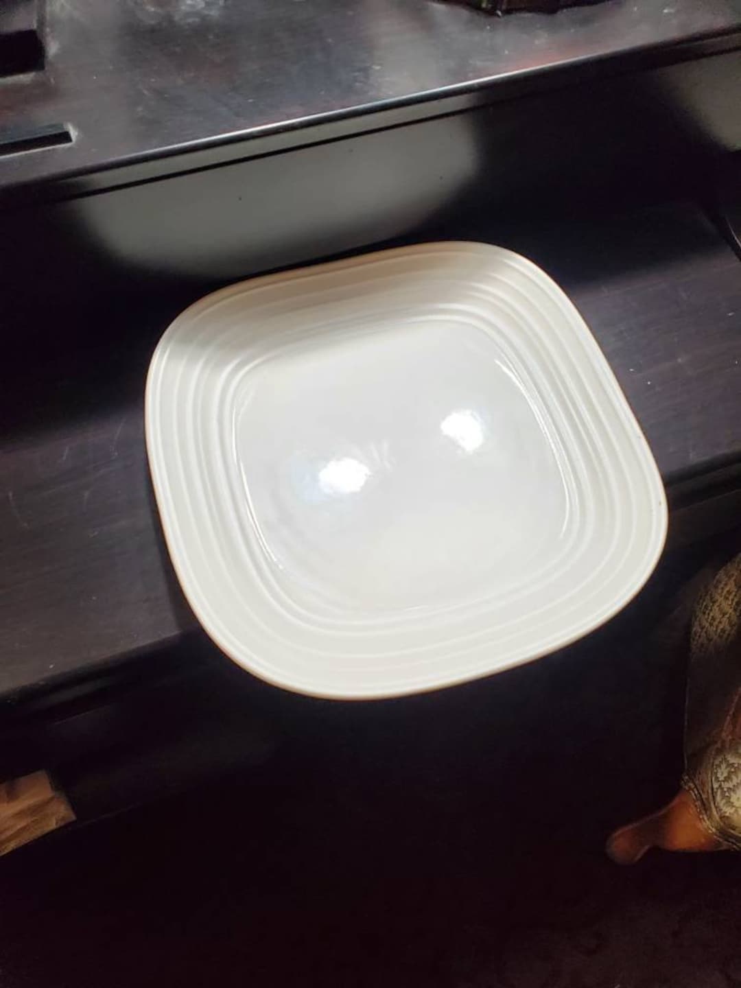 Mikasa, Swirl Square White, 10.75 Inch Square Dinner Plate, All White ...