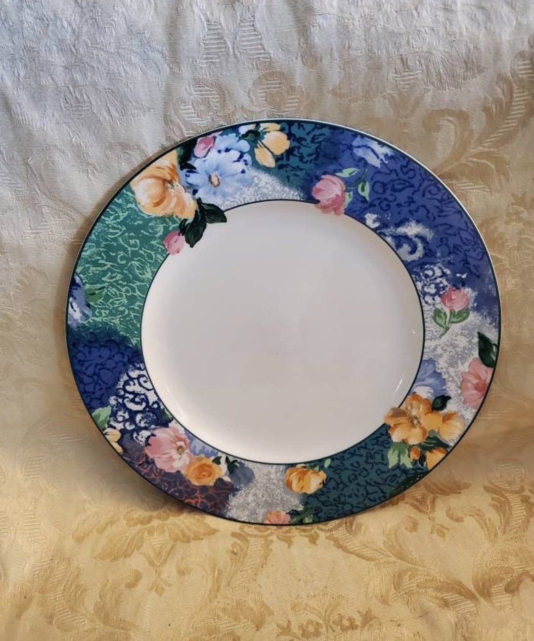 Christopher Stuart, Optima China, French Brocade, 8.5 Inch Salad or ...