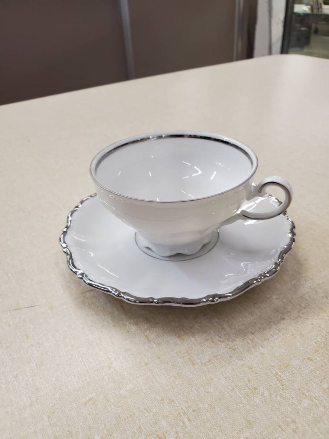 Majestic Platinum by Seltmann, Cup and Saucer Set, Theresia Shape ...