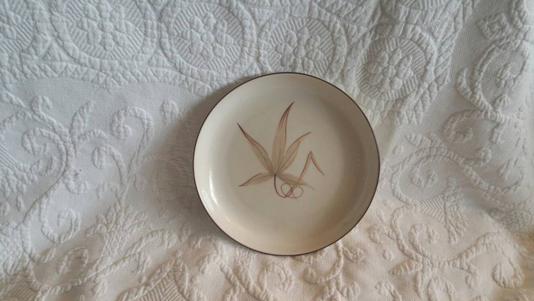 Winfield China, 7.5 Inch Dragon Flower Salad Plate, Vintage Kitchen ...