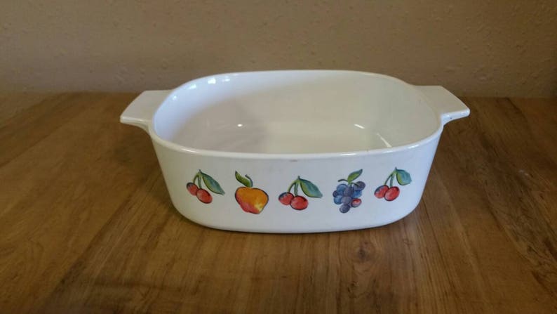 Vintage Kitchen Corning Ware Fruit Basket Design 2 Liter - Etsy