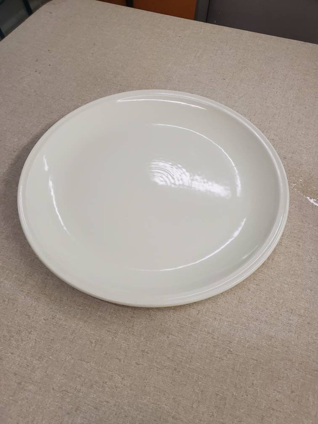 Rare Find, Wild Poppy, Pale Yellow, 10.75 Inch Dinner or Chop Plate ...