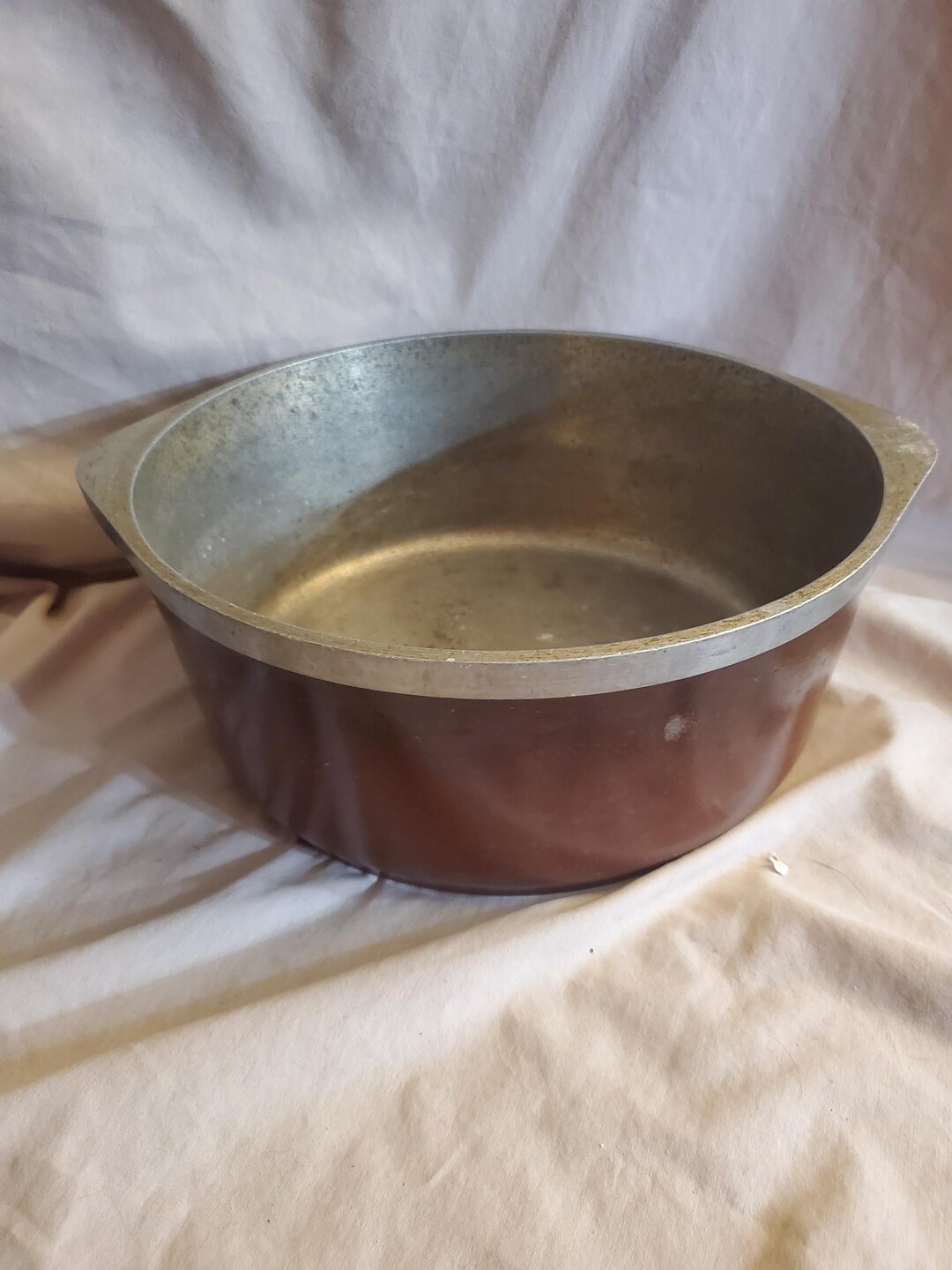 Vintage Kitchen Club Aluminum Cookware Dark Brown Dutch Oven 4 Quart ...