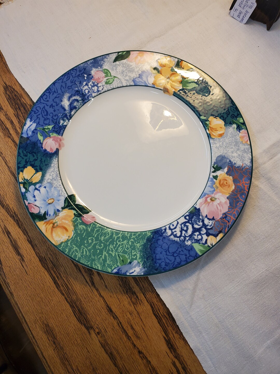 Christopher Stuart, Optima China, French Brocade, 12 Inch Platter ...