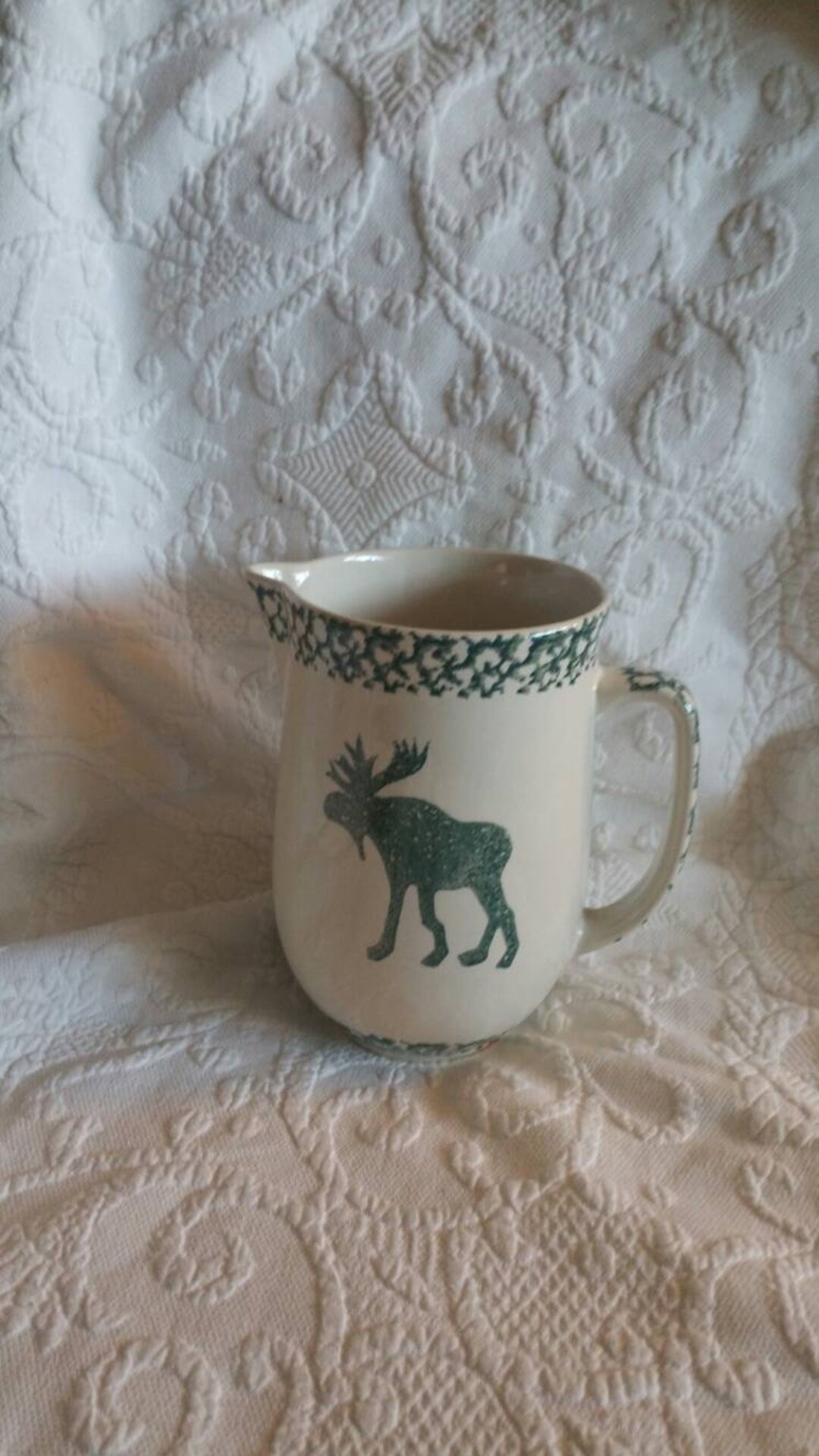 Stoneware Dinnerware, Moose by TIENSHAN, 48 Ounce Water Serving Pitcher ...