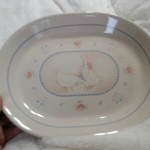 Corelle Cornerstone Country Promenade With Goose Design Oval Serving ...