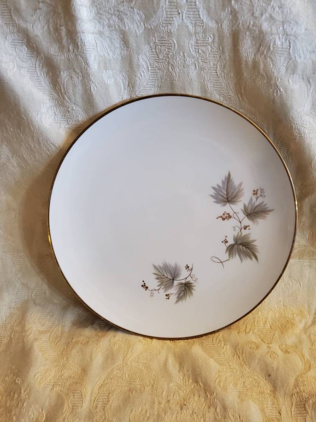 Noritake Ivory China, Fantasia Pattern, 10.50 Inch Dinner Plate, Gold ...