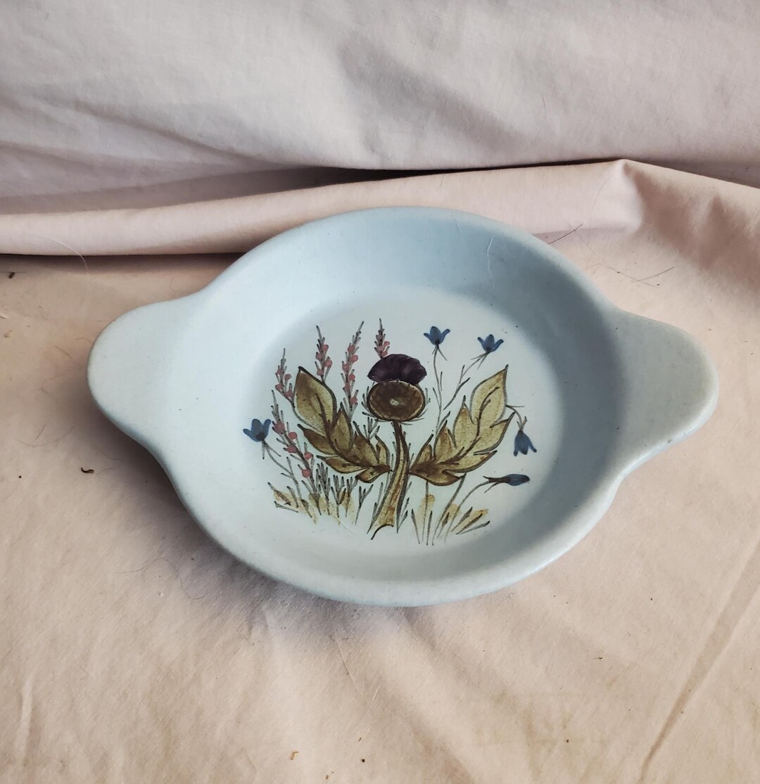 Buchan Thistleware 5 Inch Shirred Egg Dish Au Gratin, Single Serving ...