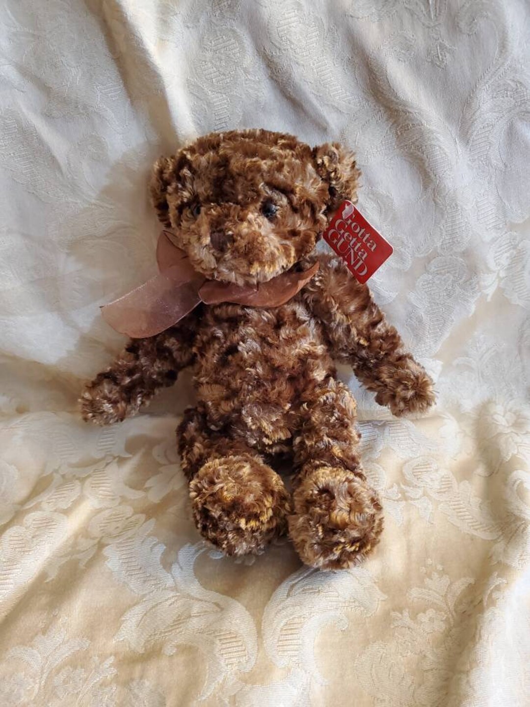 Gund Glossy Bear, 11 Inch Jointed Bear, Vintage Plush Toy, Collectible ...