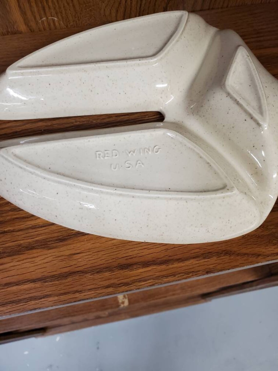 Rare Find, Red Wing Bob White, Triple Sided, Serving Platter, Casual ...