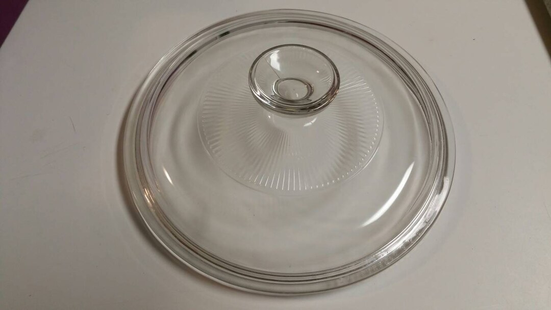 Clear Glass Round Pyrex Glass 7.75 Inch Lid for Casserole Dishes or ...