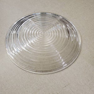 Clear Depression Glass, Manhattan Pattern, 10 Inch Dinner Plate, Anchor ...