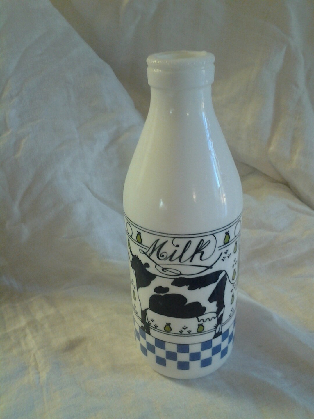 Collectible Glass Alan Wood Milk Jug for Lillian Vernon Made in Italy ...