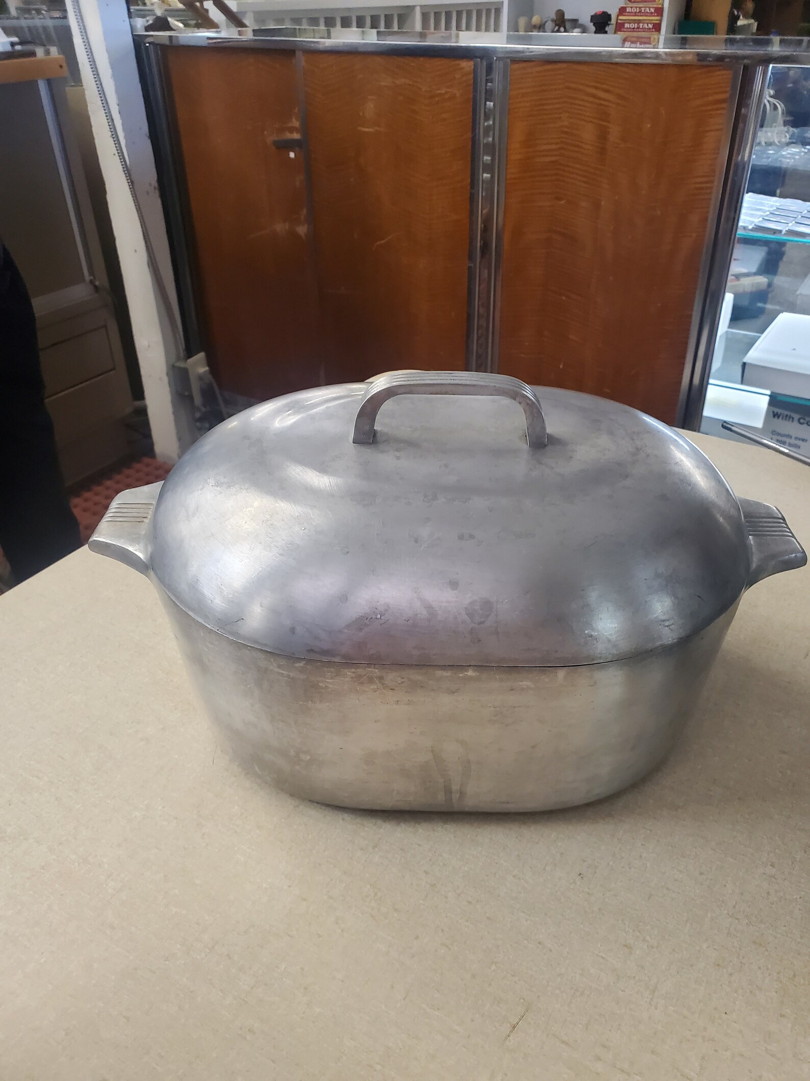 Used, Magnalite Country Kitchen Large Oval Turkey Roaster Pan Made in ...