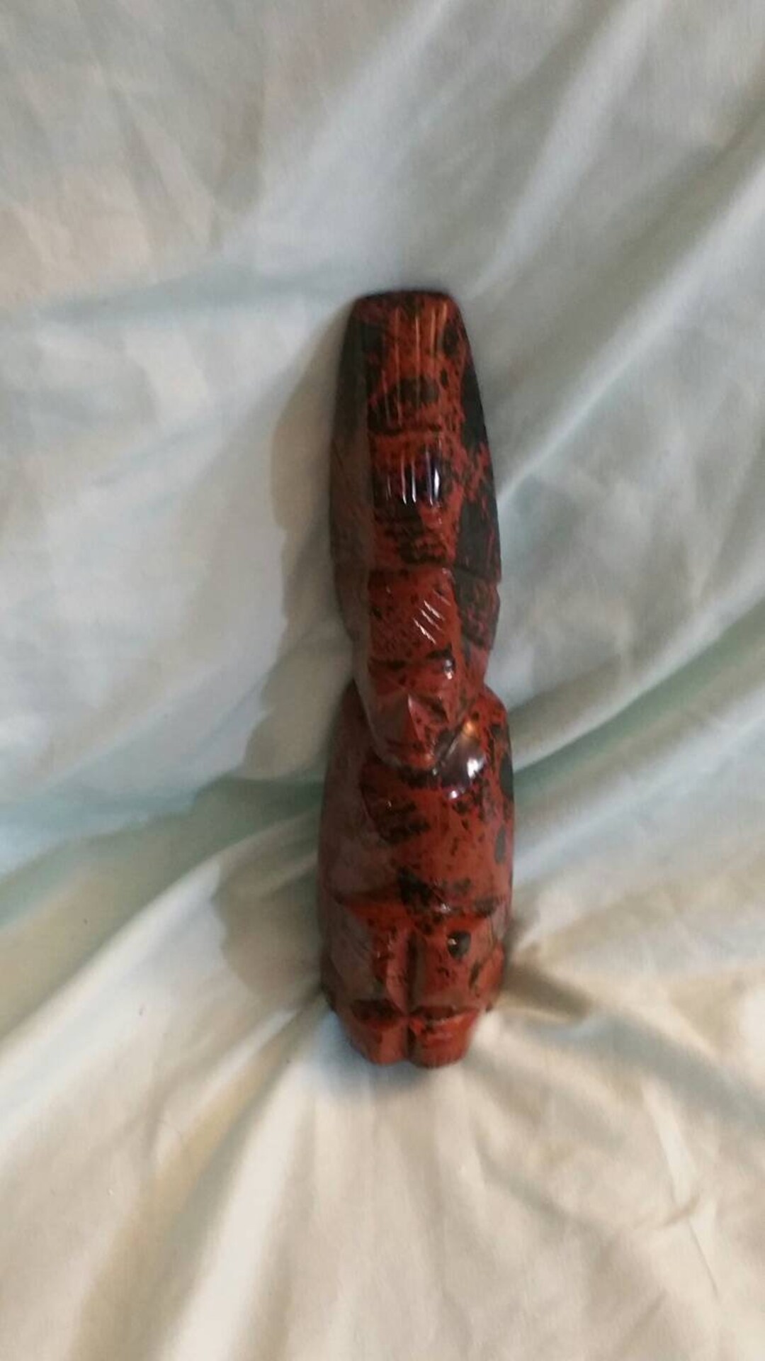 Black and Brown Marble, Aztec or Mayan Sculpture, Paperweight or Book ...