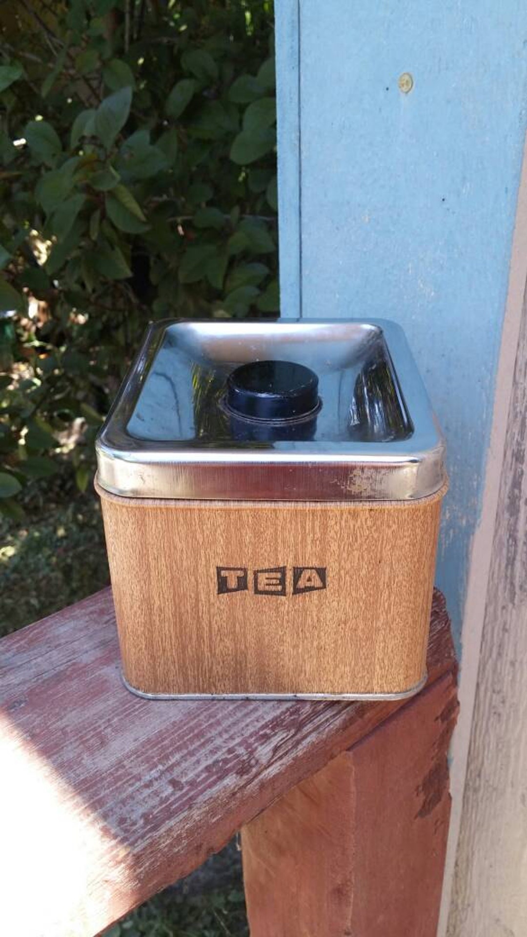 Kreamer Ware Faux Wood Tea Container Home Decor Rectangular Box - Etsy