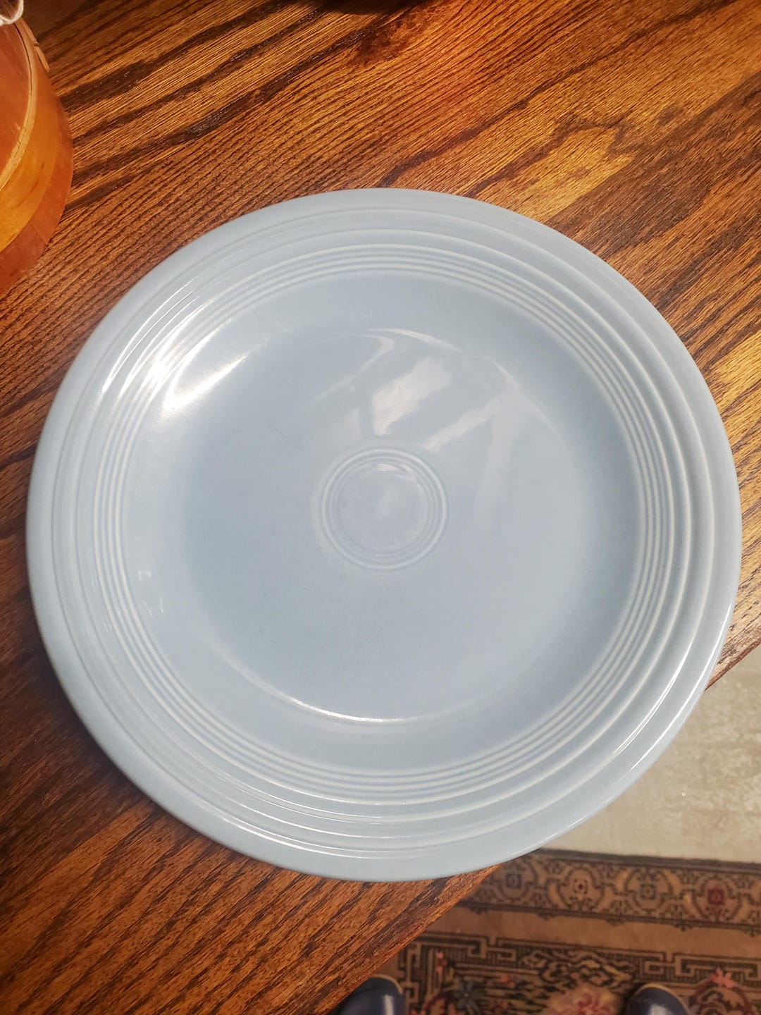 Aged Older, Fiesta Ware, 10.50 Inch Periwinkle Blue, Coupe Style, Solid ...