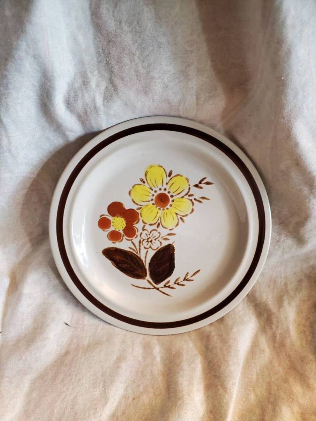 Design Four Collection, 7.50 Inch Stoneware Plate, 1510 Sundance Salad ...