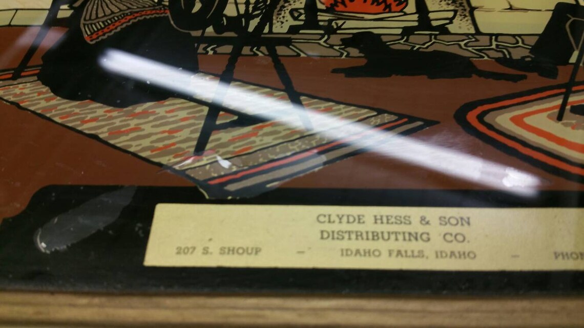 Rare Find Clyde Hess and Son Distributing From Idaho Falls - Etsy