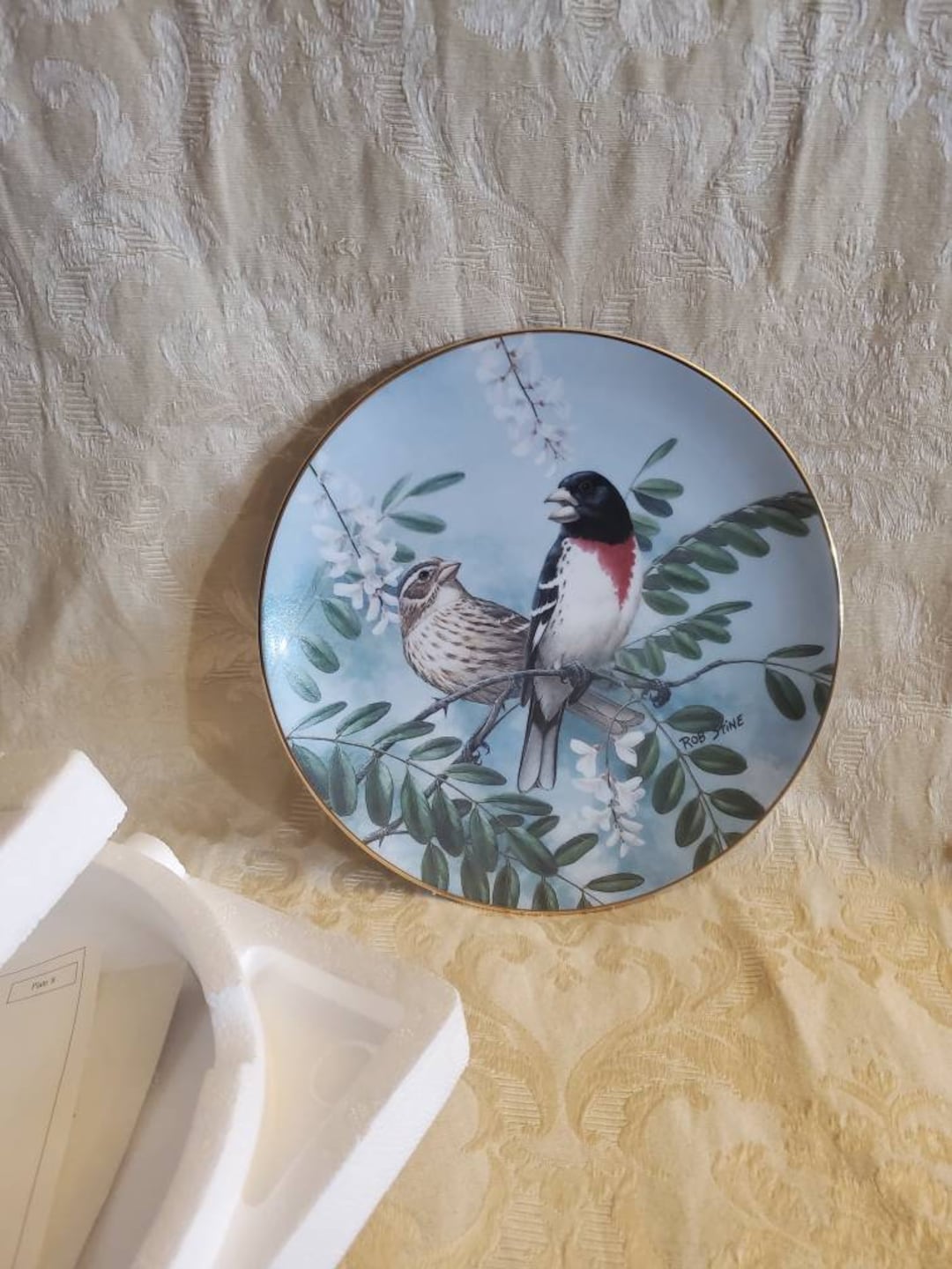 Artist Rob Stine, Alluring Daylight, 8.25 Inch Collector Plate, Bird ...