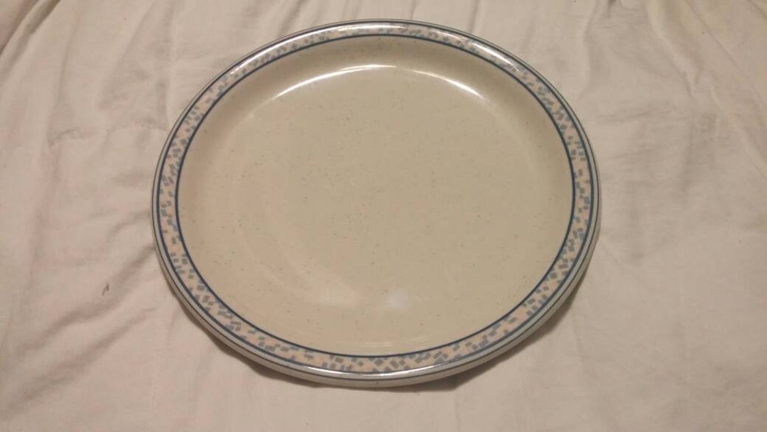Collectible Restaurant Ware Tuxton China Blue and Pink Speckled 10.5 ...