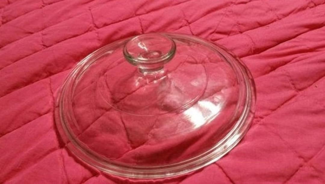 Pyrex Replacement Lid, Clear Glass, 8.75 Inch Round Lid, See Through ...