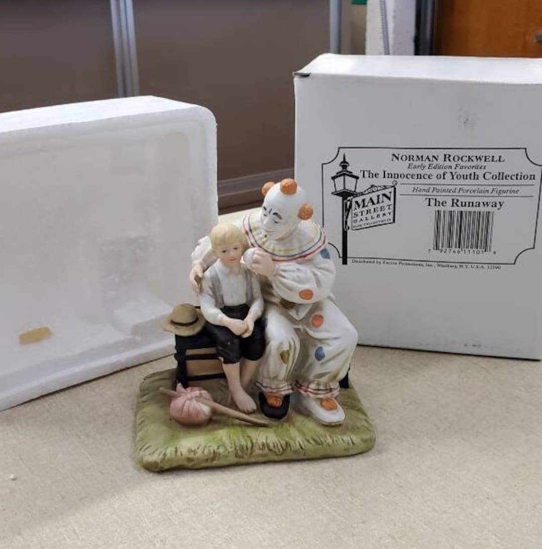 Norman Rockwell, "the Runaway" Early Edition Favorites, the Innocence ...