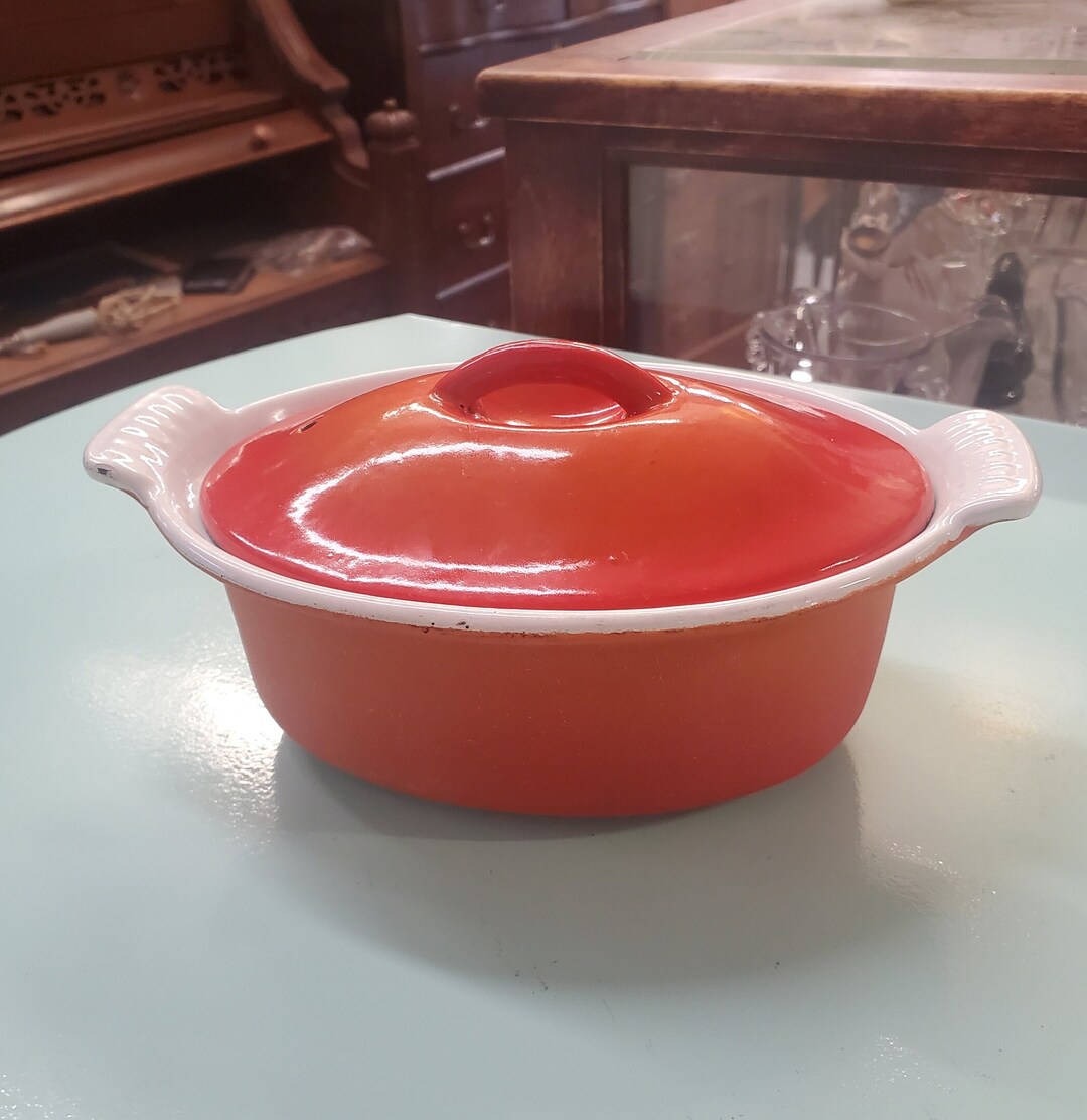 FE 18 Belgium, Small Decosware, Souffle Pan, Single Serving, Heavy Cast ...