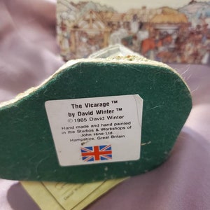 1985, David Winter, the Vicarage From the David Winter Cottages ...