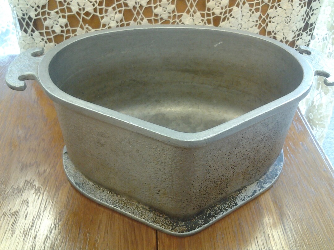 Heart Shaped Guardian Pan Metal Casserole Dish or Vintage Planter - Etsy