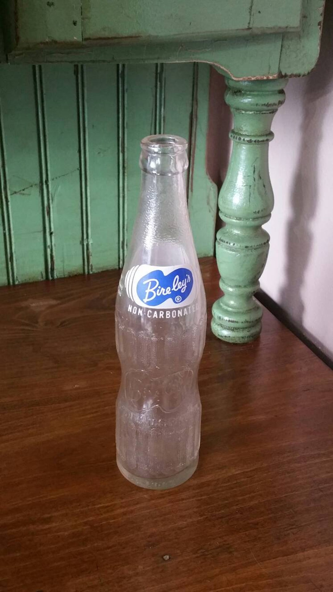 Rustic, Bireley's Glass Soda Bottle, Vintage Drink Beverage Container ...