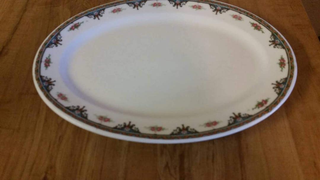 Mayer China Company 10.6 Inch Oval Serving Platter or Plate Restaurant ...