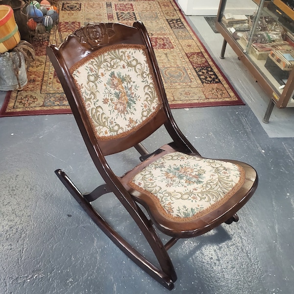 Antique Rocking Chair - Etsy