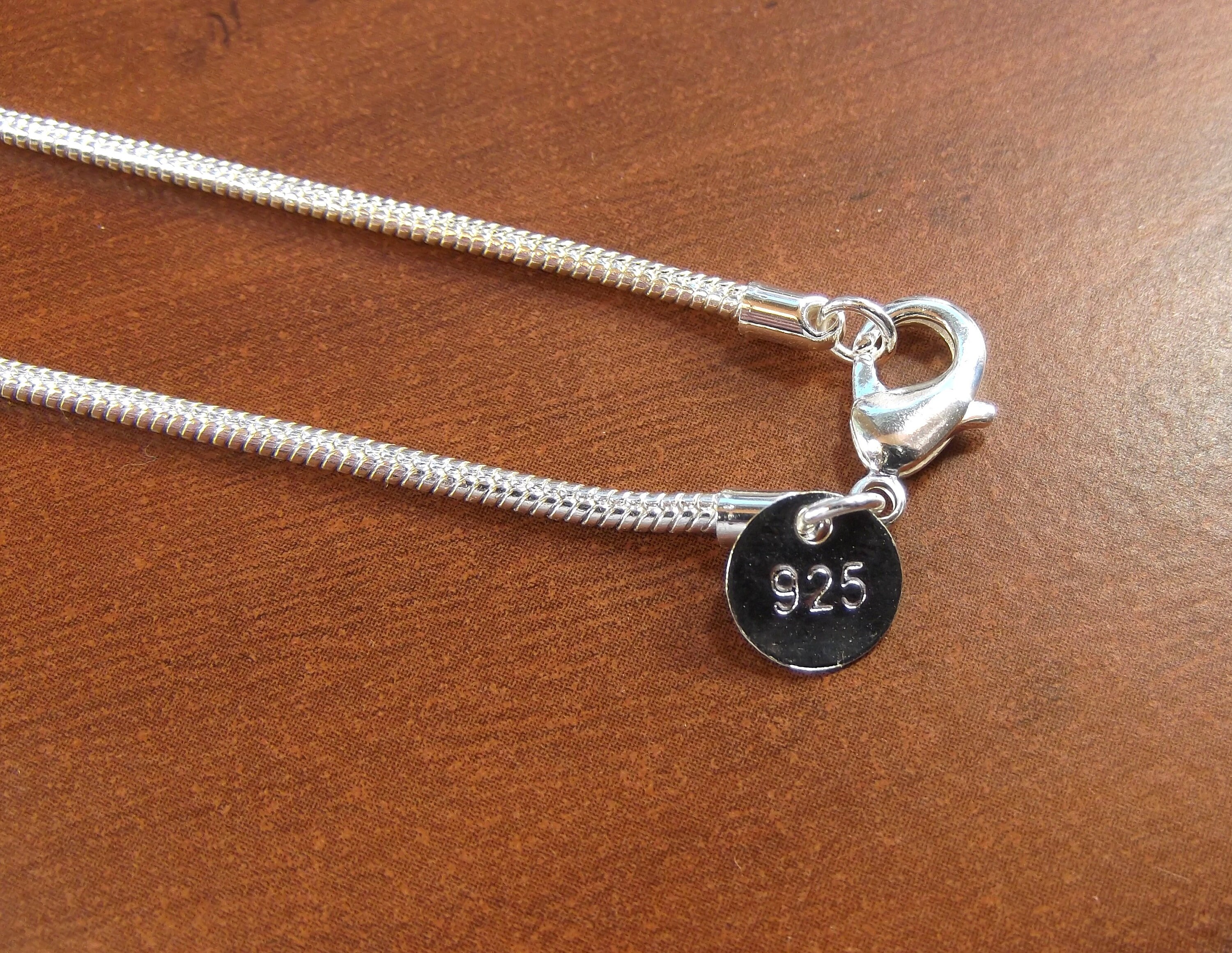 Sterling Silver 2mm Snake Chain Various Sizes - Sterling Silver Chain ...