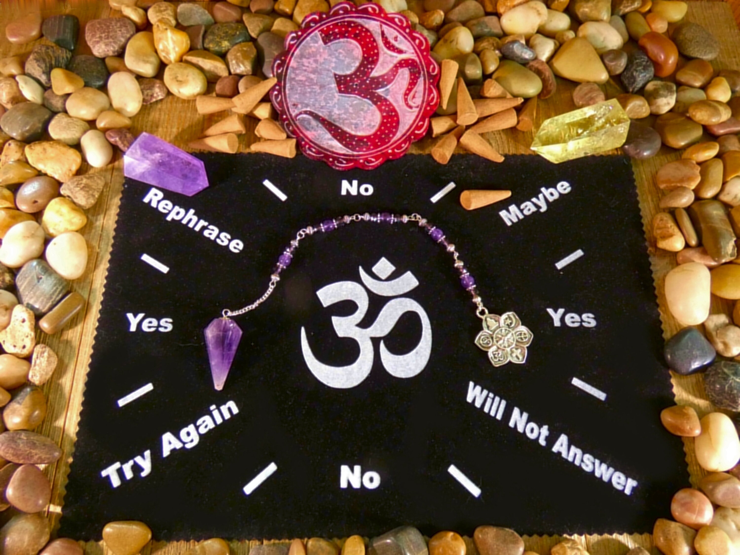 Om Style Pendulum Mat Cloth Pendulum Mat Pendulum Cloth | Etsy