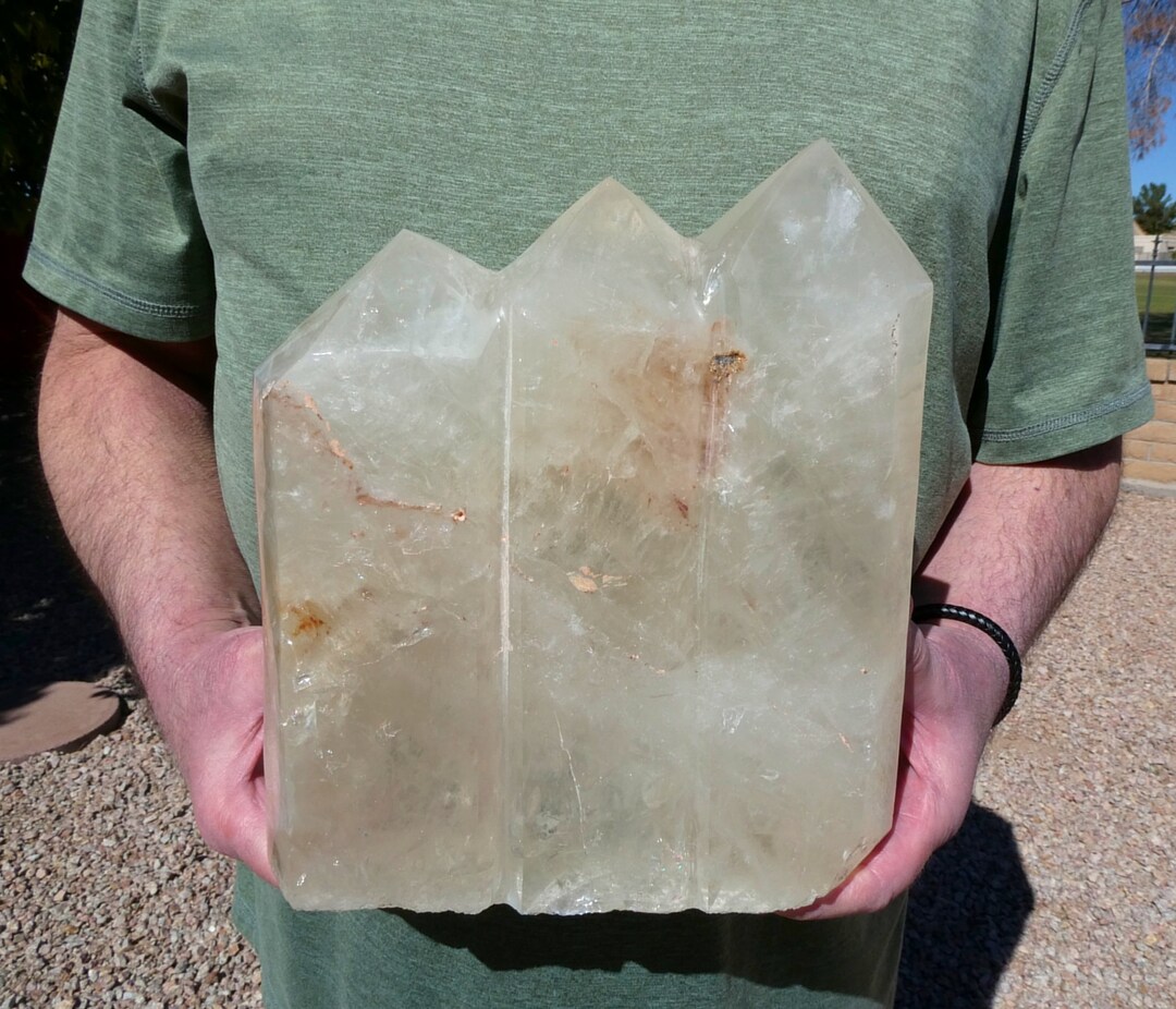 Triple Quartz Crystal 11lb 5.1oz - Quartz Crystal, Crystals, Triple ...