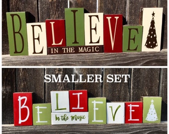 Believe Blocks | Etsy
