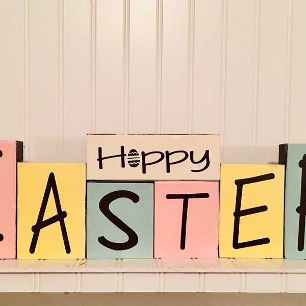 Easter Blocks - Etsy