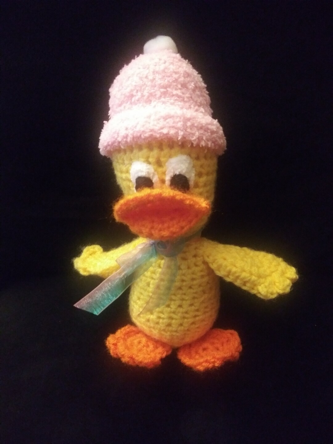 Bright Yellow Stuffed Duck for Easter, Baby Shower, Boy or Girl - Etsy