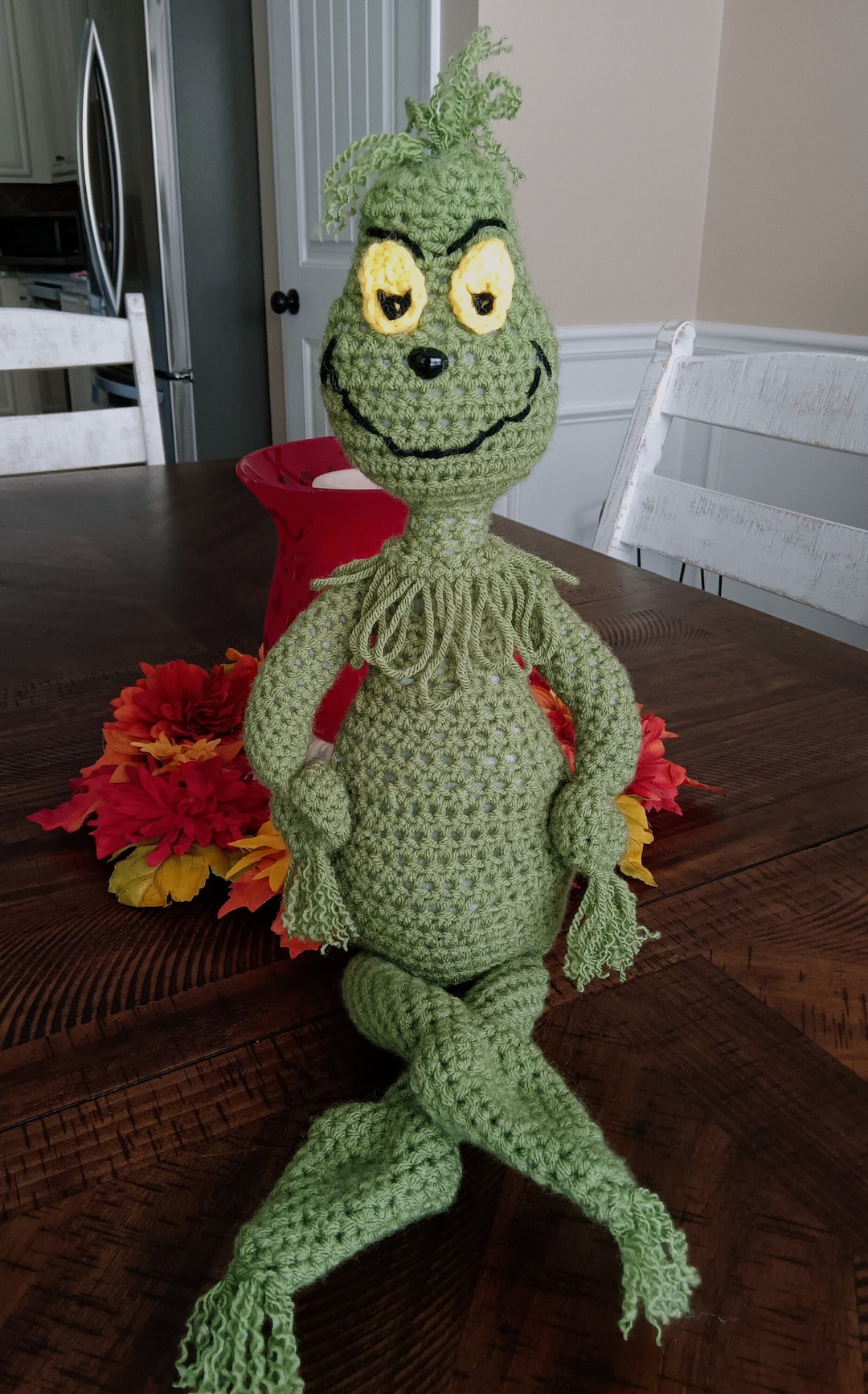 Handmade Mr Grinch Holiday Decoration - Etsy