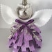 Victorian Style Angel Ornament Set of 3, Pink, Purple and Blue - Etsy