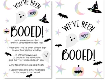Booed Signs, Printable Booed Signs, We've Been Booed, You've Been Booed ...