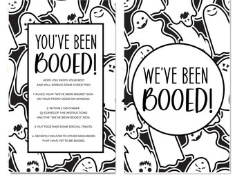 Booed Signs, Printable Booed Signs, We've Been Booed, You've Been Booed ...