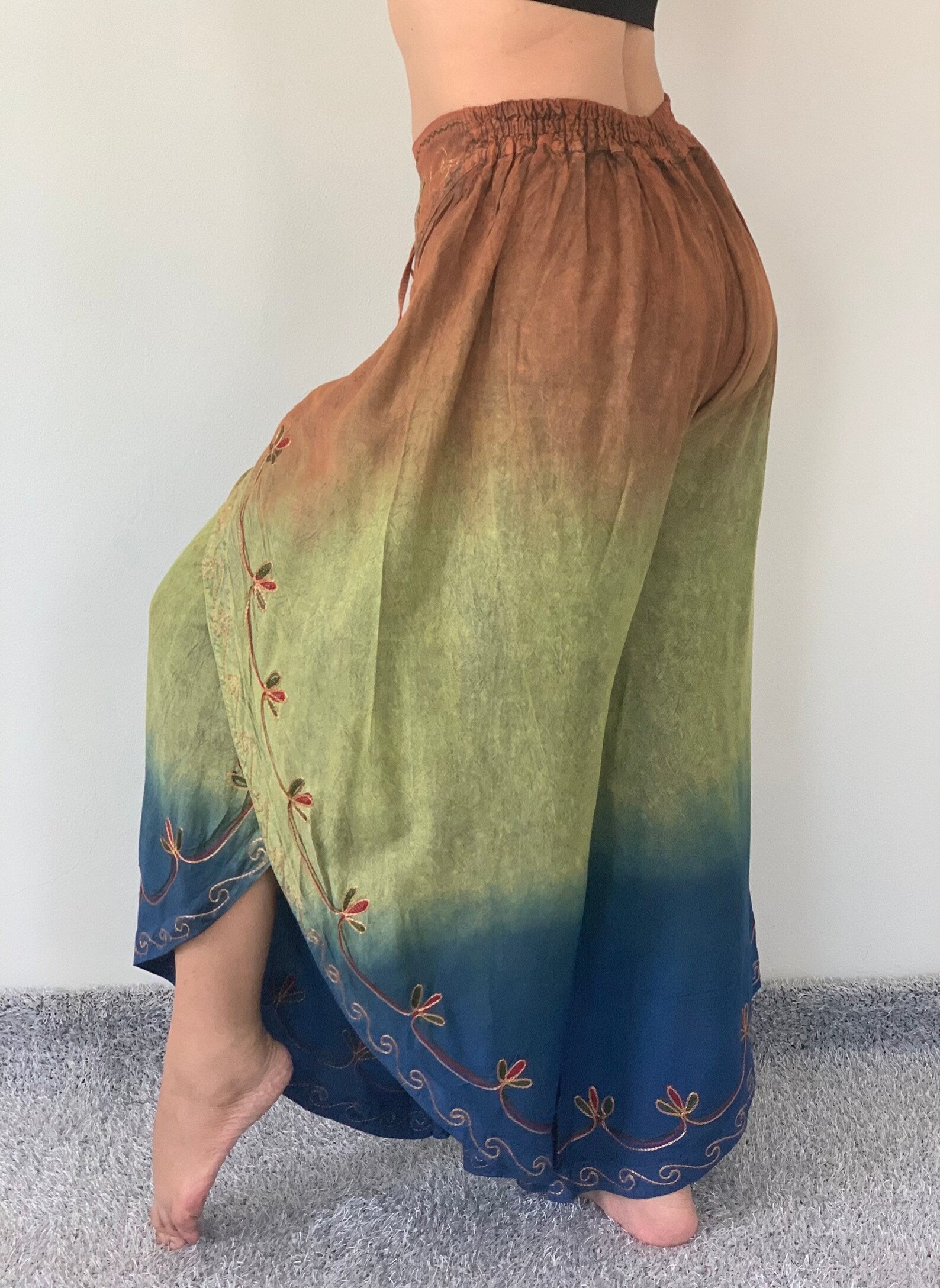 ID0614 Original Ethnic Indian Cotton Trousers Casual Pants - Etsy