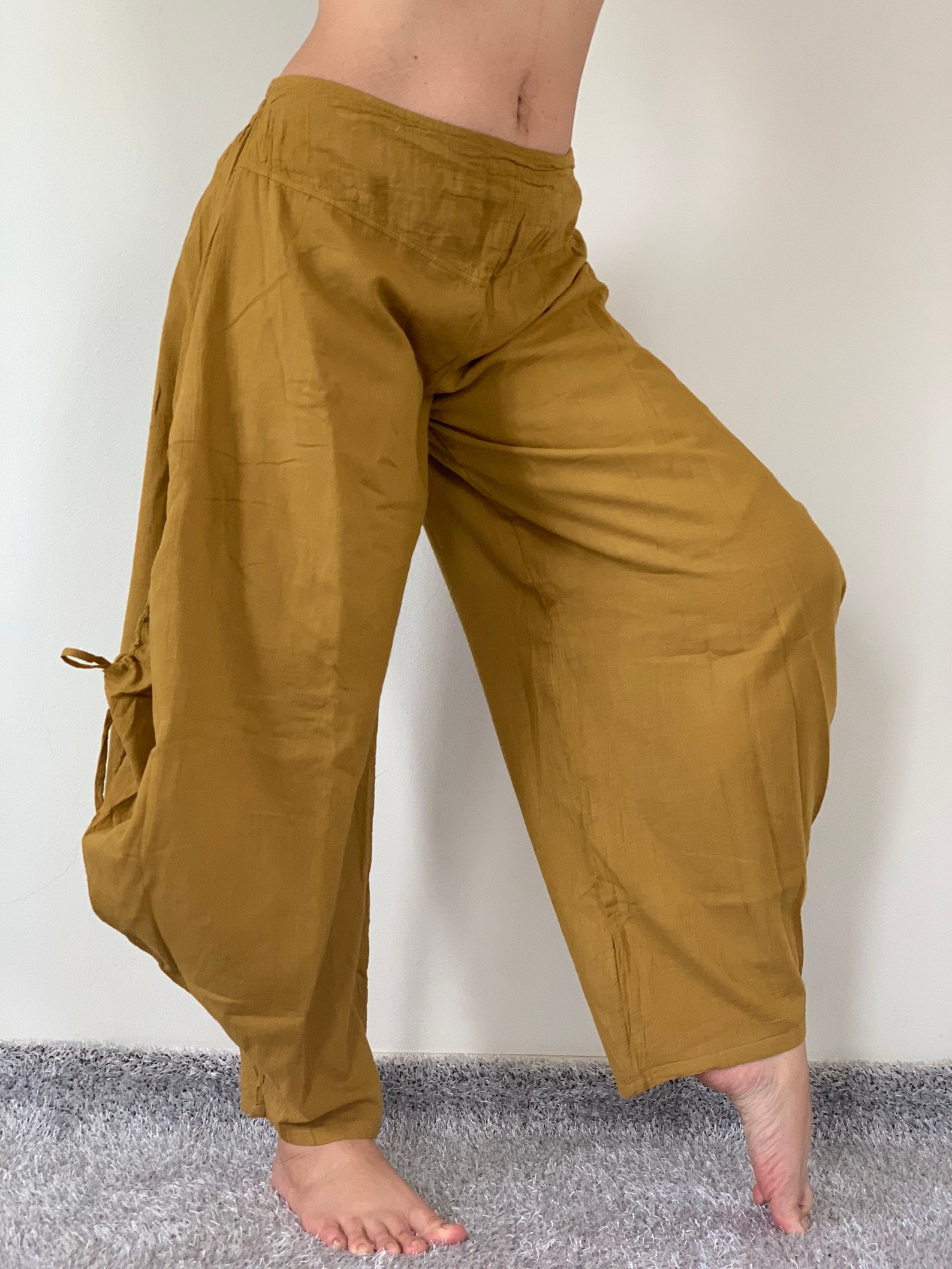 CG0116 Cotton Soft Rope Pants Lady Pants Light Weight Women | Etsy