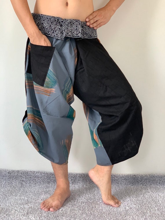SR0053 Samurai Pants Harem pants have fisherman pants style | Etsy