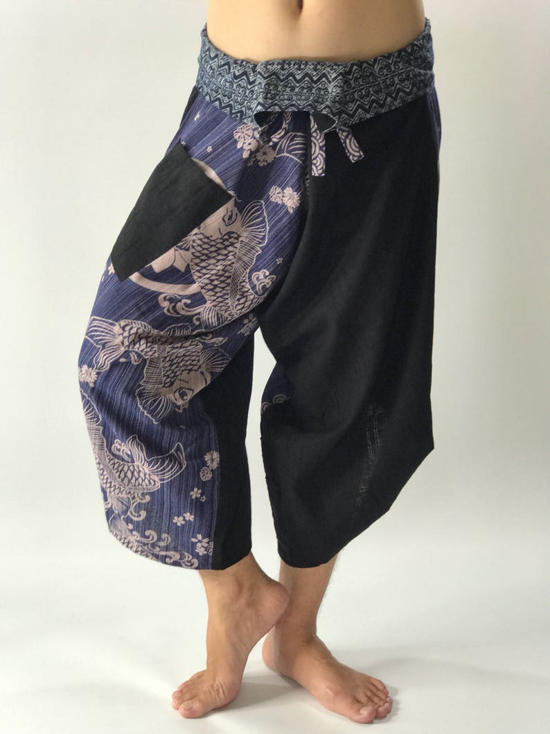 SR0125 Samurai Pants Harem Pants Have Fisherman Pants Style Wrap Around ...