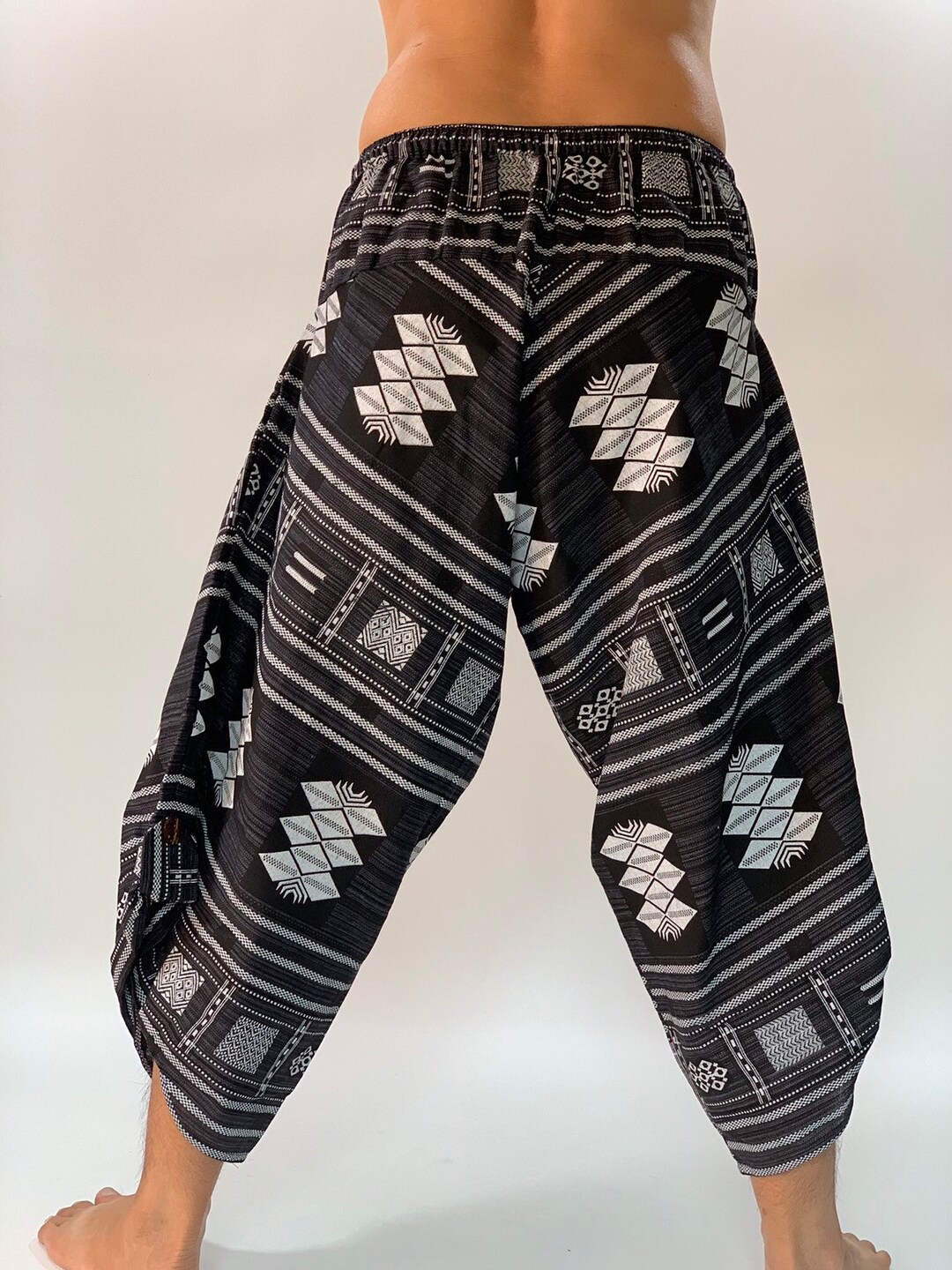CH0121 Samurai Pant Pants, Men's Yoga Massage Pants , Samurai Pants ...
